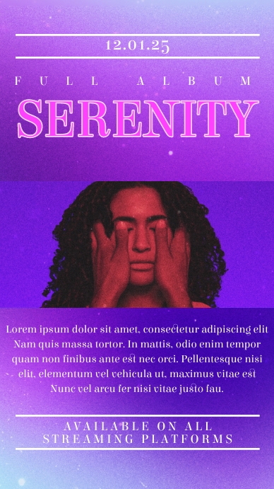 Album Release Ads Template | PosterMyWall