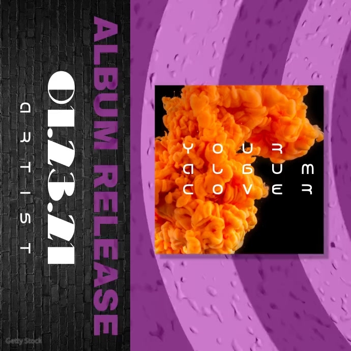 Album Release Social Media Ad Template | PosterMyWall