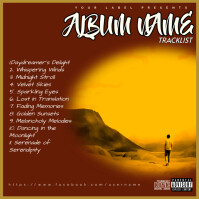 Christmas Album Tracklist Template | PosterMyWall