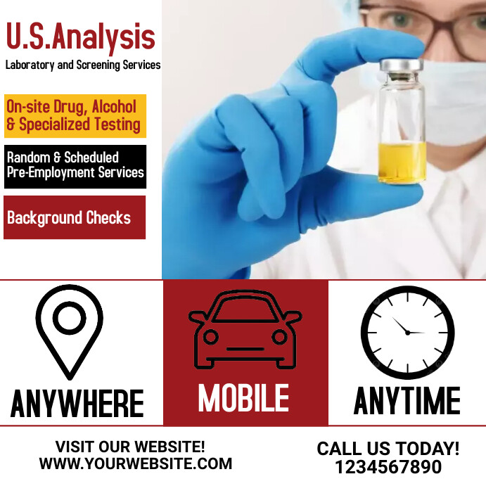 Alchol testing flyer Template | PosterMyWall