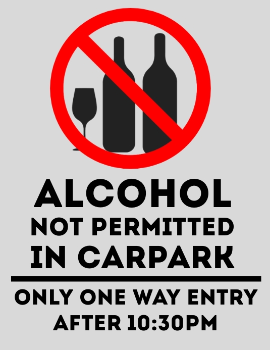 Copy of Alcohol caution template | PosterMyWall