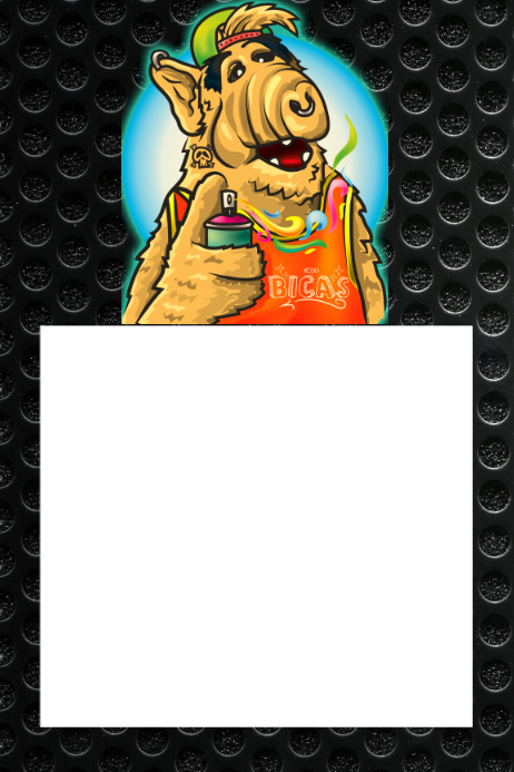 Copy of Alf Party Prop Frame | PosterMyWall