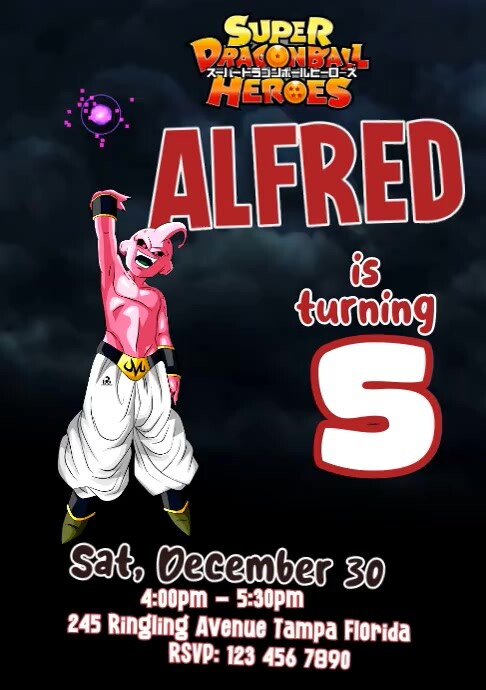 Alfred Birthday Theme Template | PosterMyWall