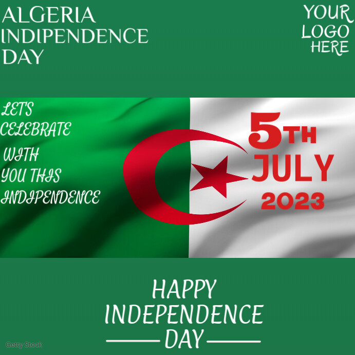 Copy of Algeria Independence Day | PosterMyWall