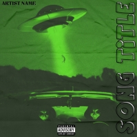 ALIEN SIGN Car album cover template | PosterMyWall