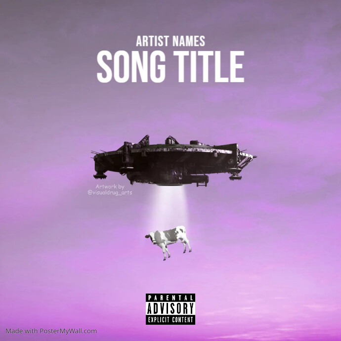 Modèle Alien Tour - Rap Hip-hop Trap R&b Mixtape Péché | PosterMyWall