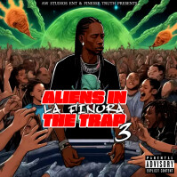 Modèle Aliens in the trap Album cover template | PosterMyWall