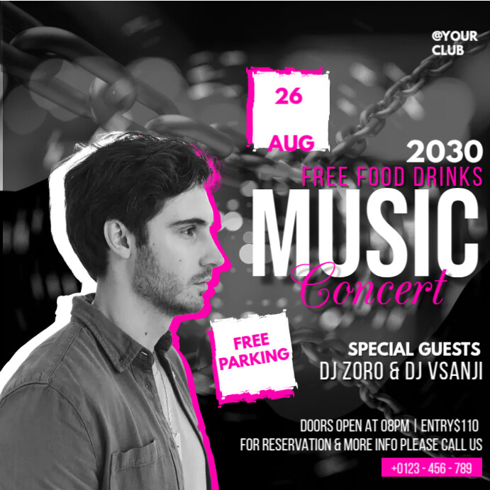 All Boys Music Concert Template | PosterMyWall