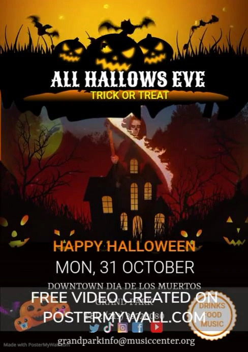 All Hallows Eve Template | PosterMyWall