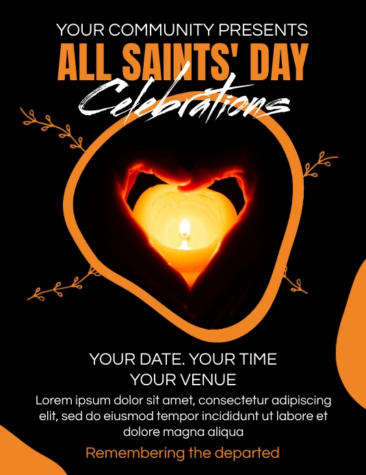 Copy of All Saints' Day | PosterMyWall