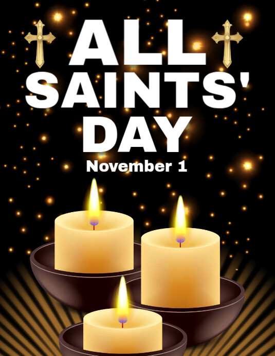Copy of All Saints Day Flyer Ads | PosterMyWall