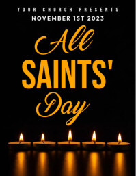 All Saints Day Flyer Ads Template | PosterMyWall