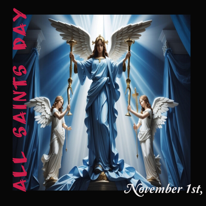 Plantilla de All Saints | PosterMyWall