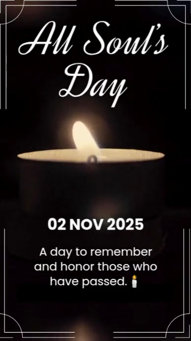 Copy of All Souls’ Day 2025 | PosterMyWall