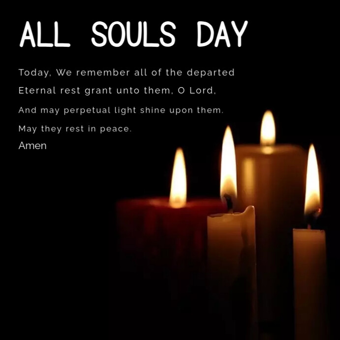ALL SOULS DAY Template | PosterMyWall