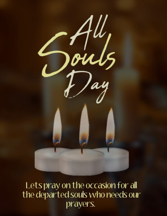 All souls day Template | PosterMyWall