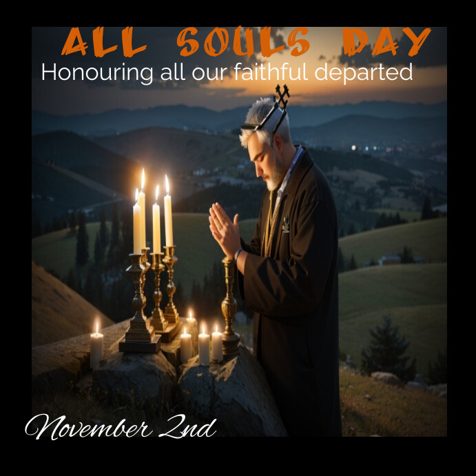 Copy of All souls day flyer design | PosterMyWall