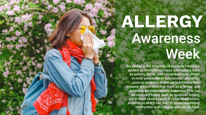 Allergy awareness week Template | PosterMyWall