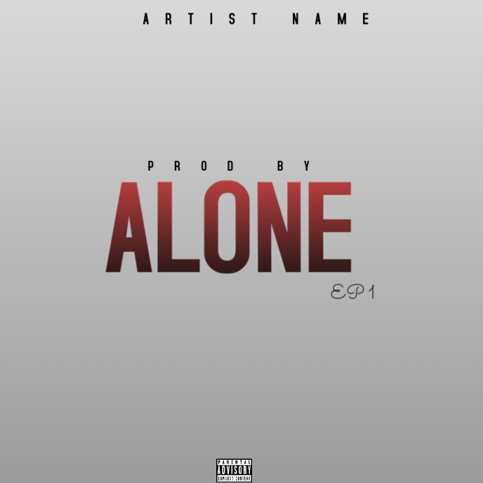 Copy of Alone album cover | PosterMyWall