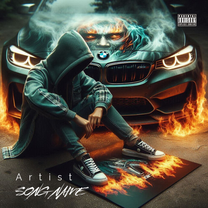 Alone album cover Template | PosterMyWall