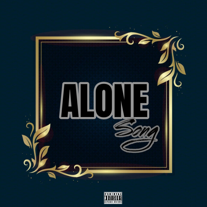 Plantilla de alone album cover | PosterMyWall