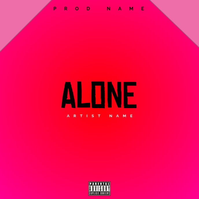 Plantilla de ALONE ALBUM COVER | PosterMyWall