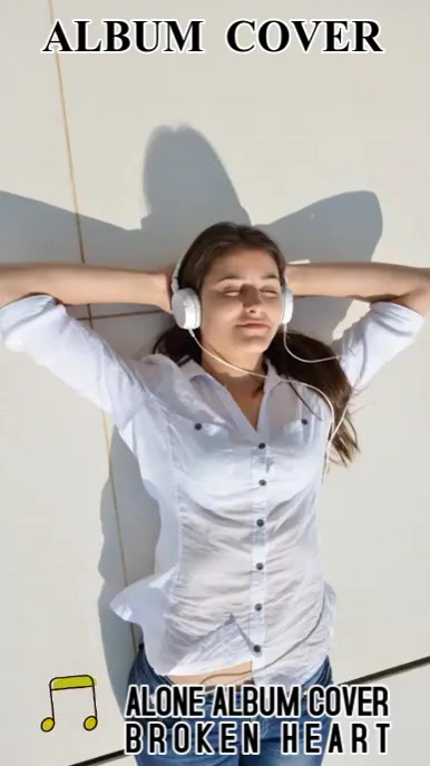 alone album cover Template | PosterMyWall