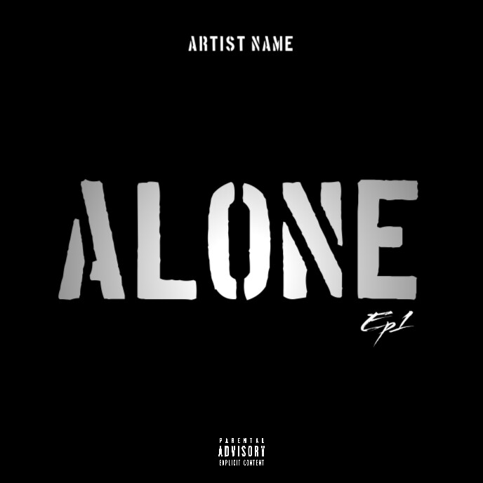Alone boy album cover Template | PosterMyWall