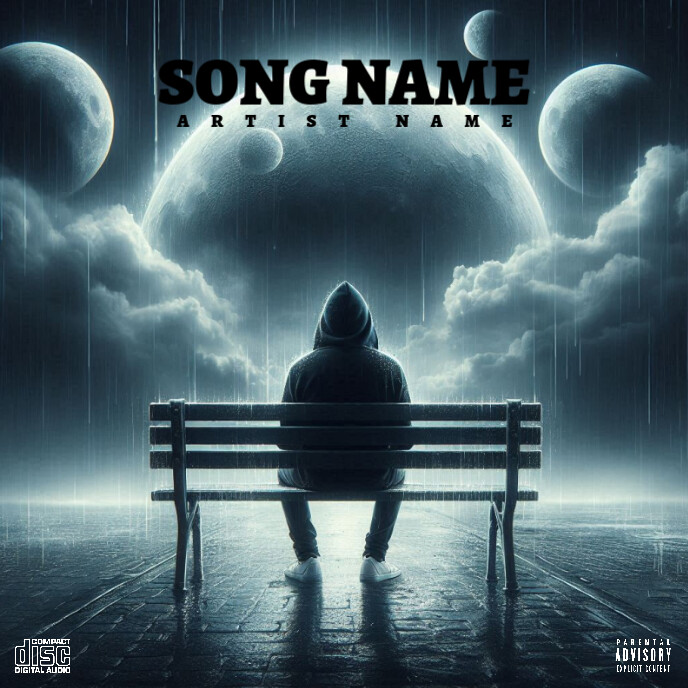 Alone boy CD mixtape cover Template | PosterMyWall