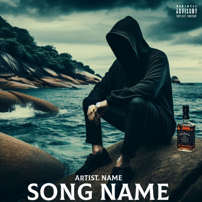 Alone boy mixtape album Templat | PosterMyWall