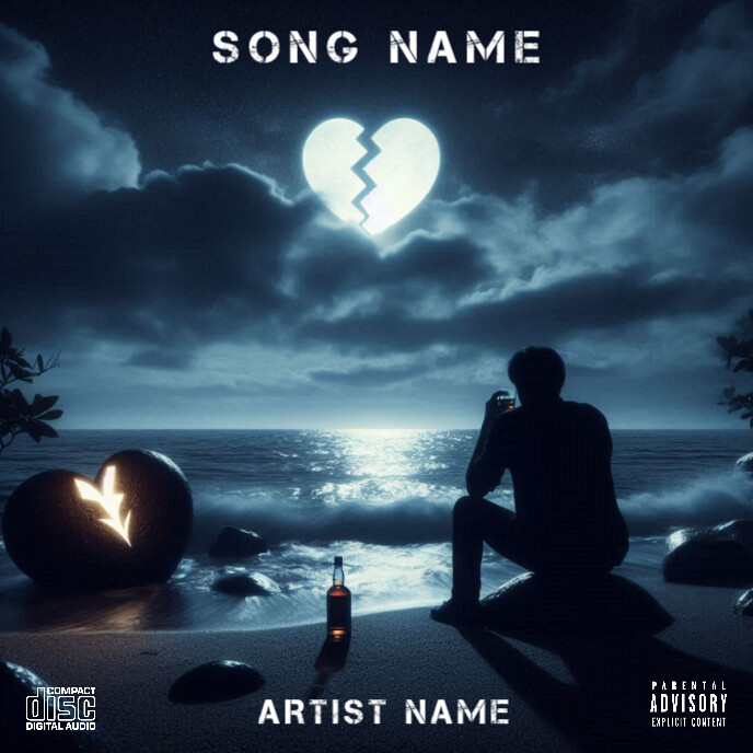 Alone boy mixtape cover art Template | PosterMyWall