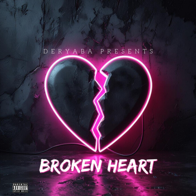 Alone Broken Heart Album Cover Template | PosterMyWall