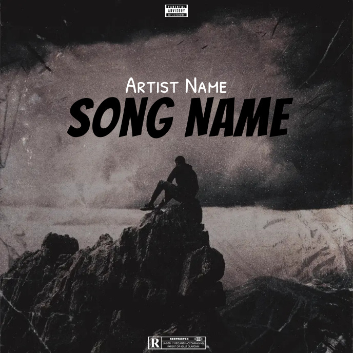 ALONE Cover Album music art trap mixtape rap Template | PosterMyWall