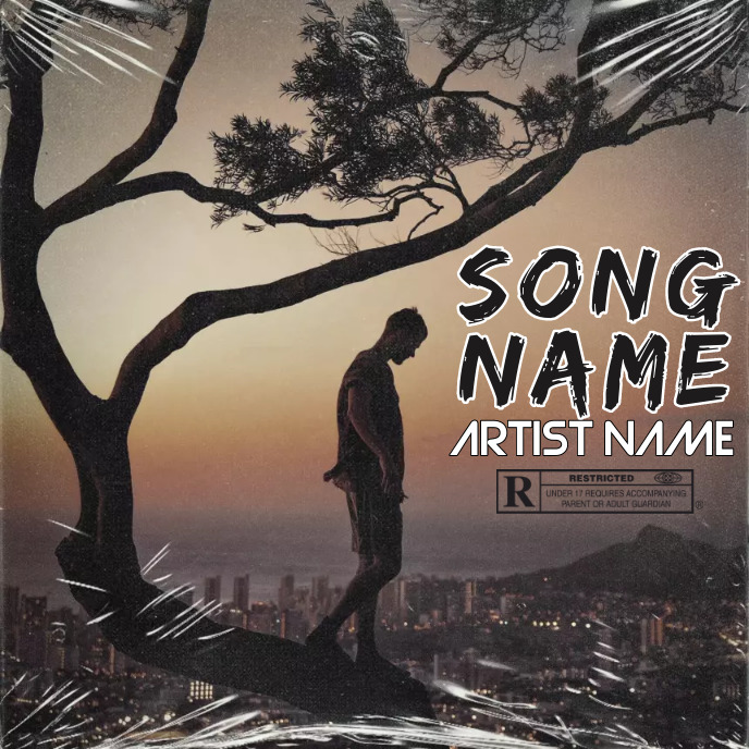 ALONE Cover Album music art trap mixtape rap Template | PosterMyWall