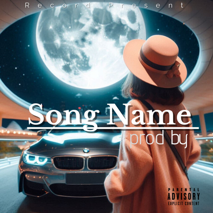 Alone Girl Bmw Song Mixtape Album Cover Template | PosterMyWall