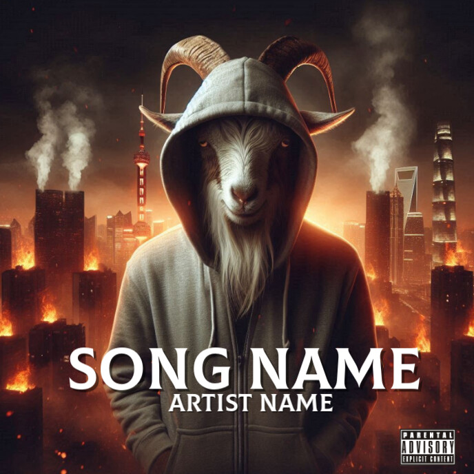 Copy of Alone goat man mixtape cover | PosterMyWall