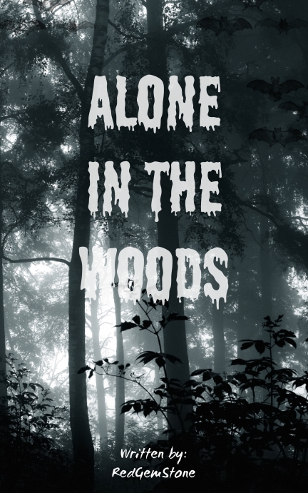 Alone in the Woods Book Cover Template | PosterMyWall