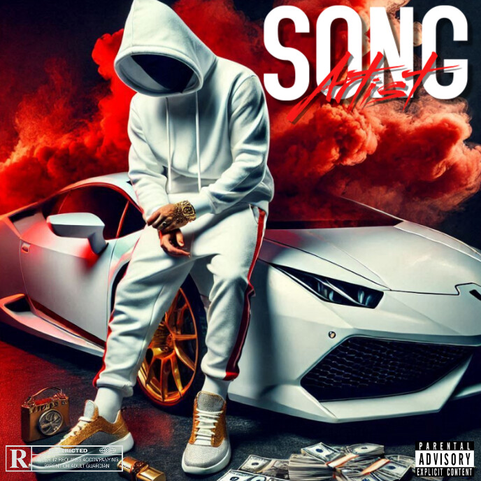 Alone man car Rap trap mixtape cover album cover Template | PosterMyWall