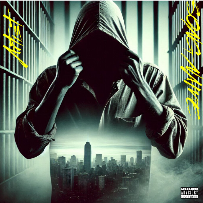 Copy of Alone man in jail CD mixtape Song album cover art | PosterMyWall