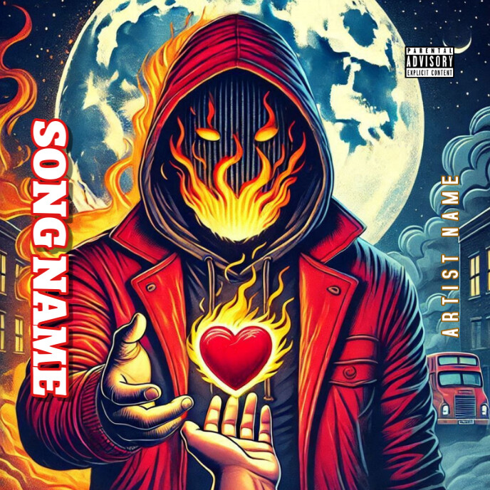 Alone man mixtape album cover Template | PosterMyWall