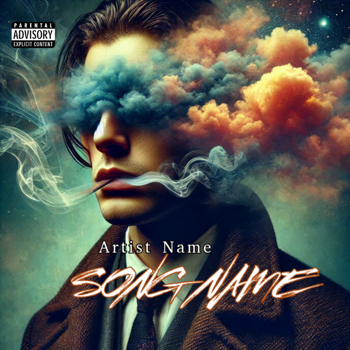 Alone man mixtape album cover Template | PosterMyWall