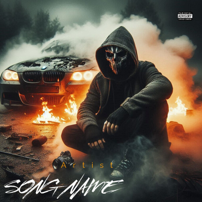Copy of Alone man mixtape album cover | PosterMyWall