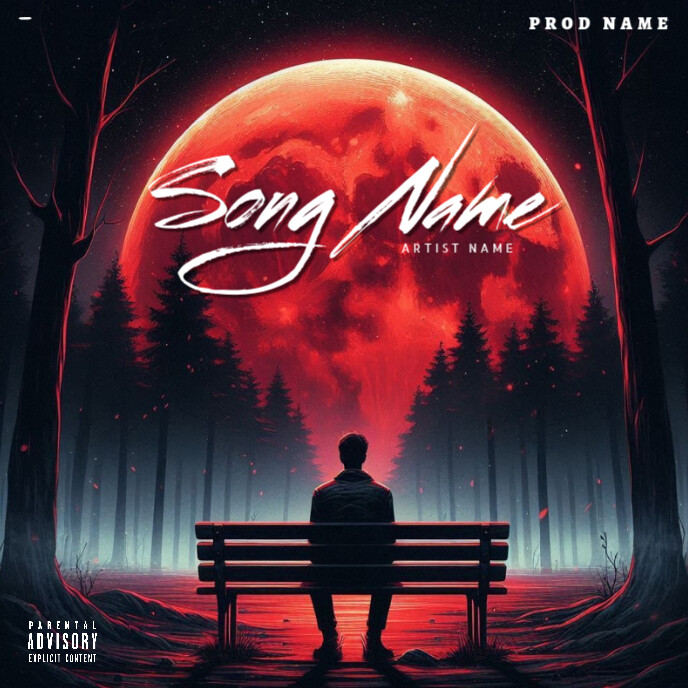 Alone man mixtape album cover Template | PosterMyWall