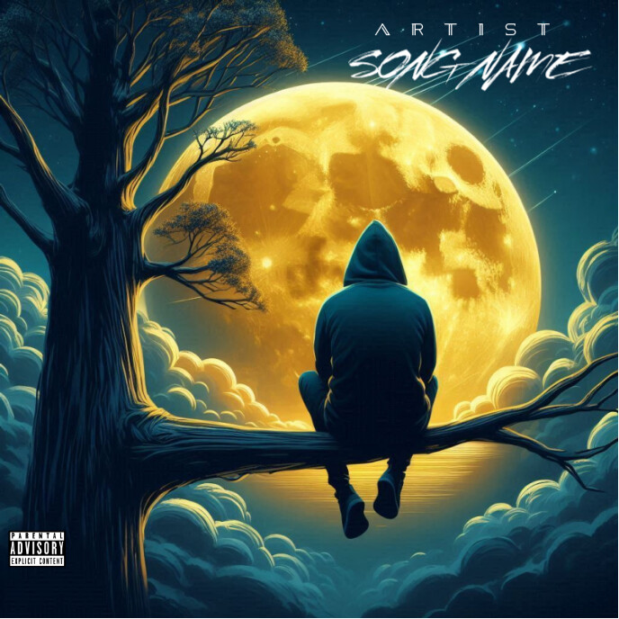 Alone man mixtape album cover Template | PosterMyWall