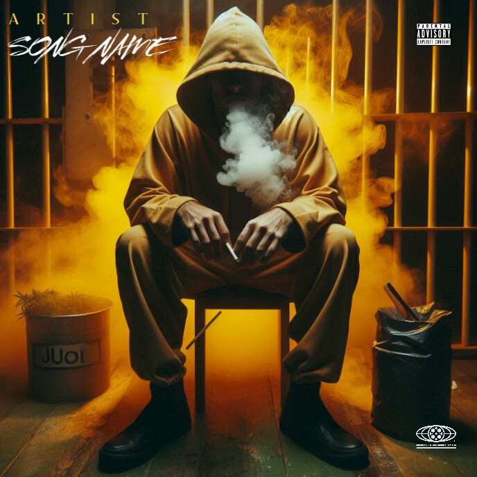 Plantilla de Alone man mixtape album cover | PosterMyWall
