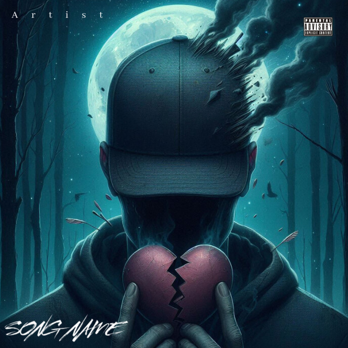 Alone man mixtape album cover Template | PosterMyWall