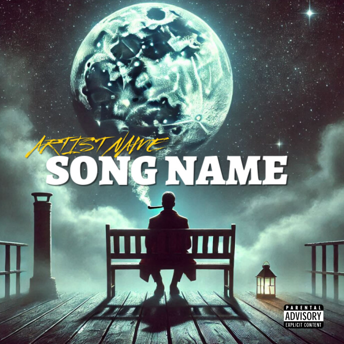 Alone man mixtape album cover Template | PosterMyWall