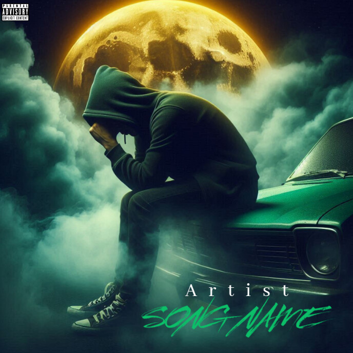 Alone man mixtape album cover Template | PosterMyWall