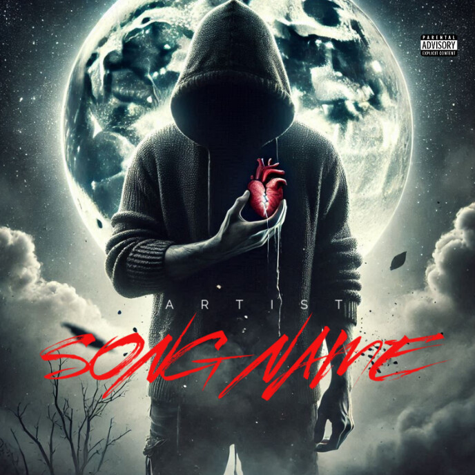 Plantilla de Alone man mixtape album cover | PosterMyWall