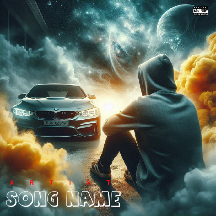 Copy of Alone man mixtape album cover | PosterMyWall